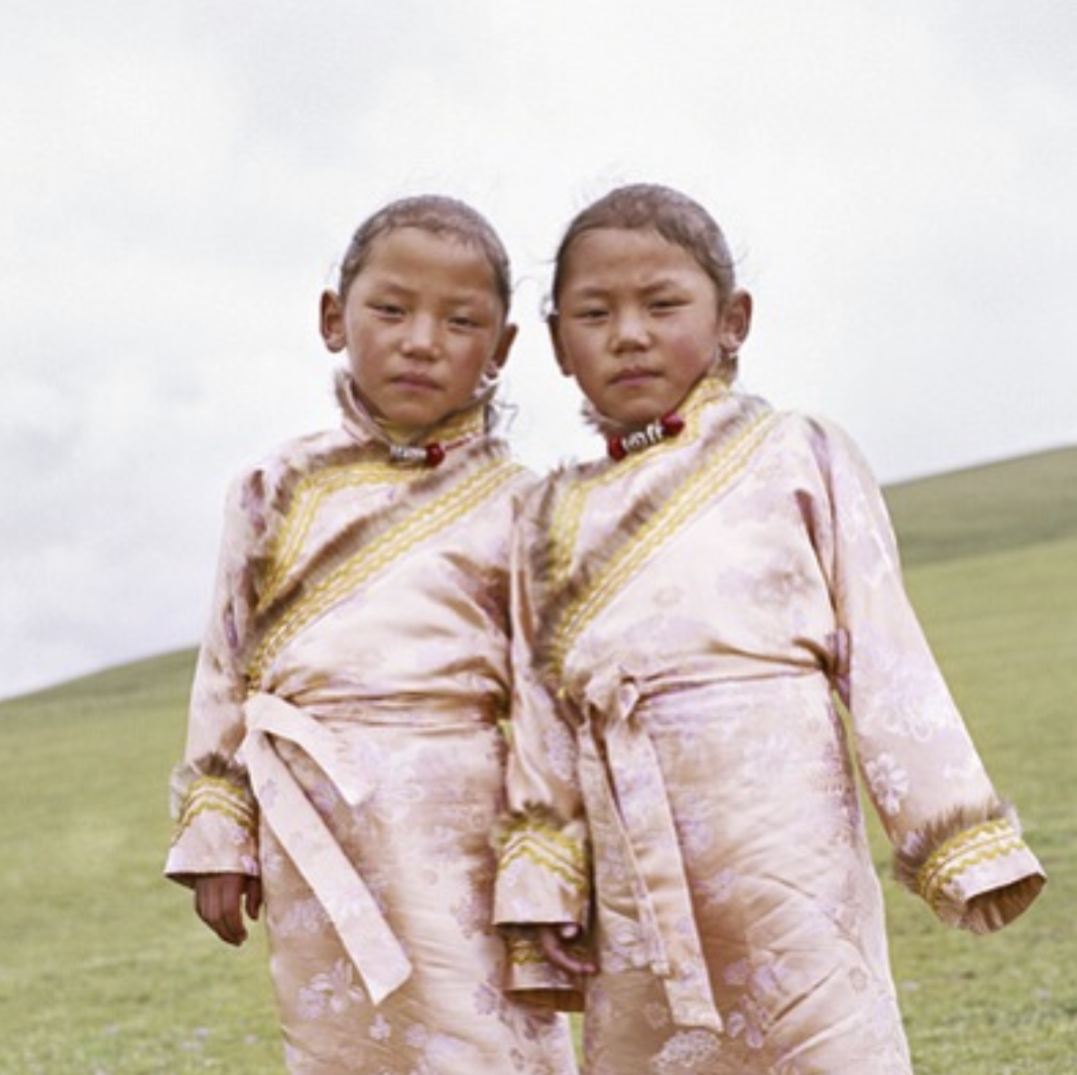Rinchen Ato's best photograph: Tibetan twins and their albino rabbits ...